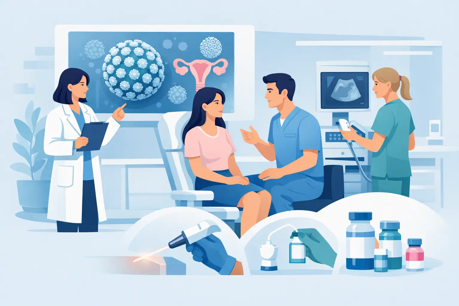 Tratamiento VPH en Chile: opciones reales - Clínica Merced